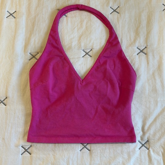 Princess Polly | Tops | Small Pink Princess Polly Halter Top | Poshmark